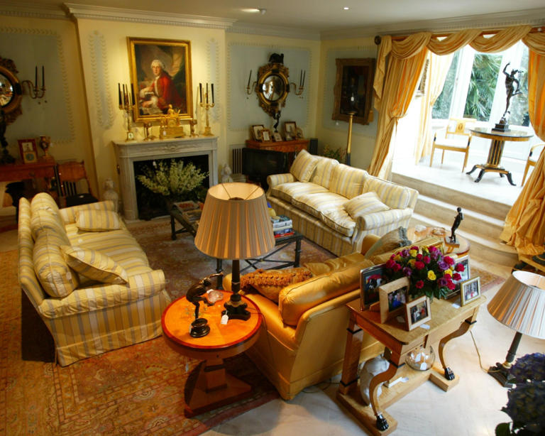 Elton John's sunny 2000s living room hints at where the butter yellow ...