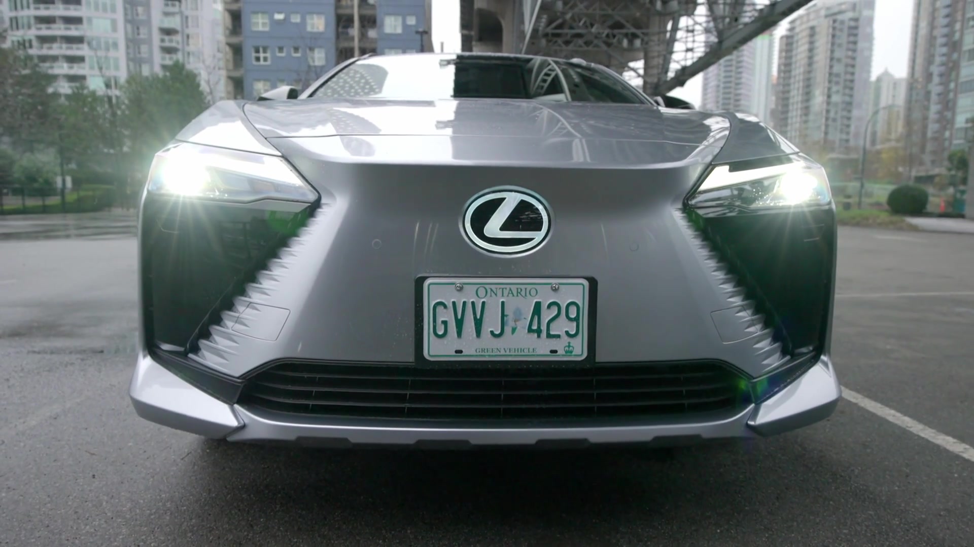 2026 Lexus RZ350e signature design preview in Iridium