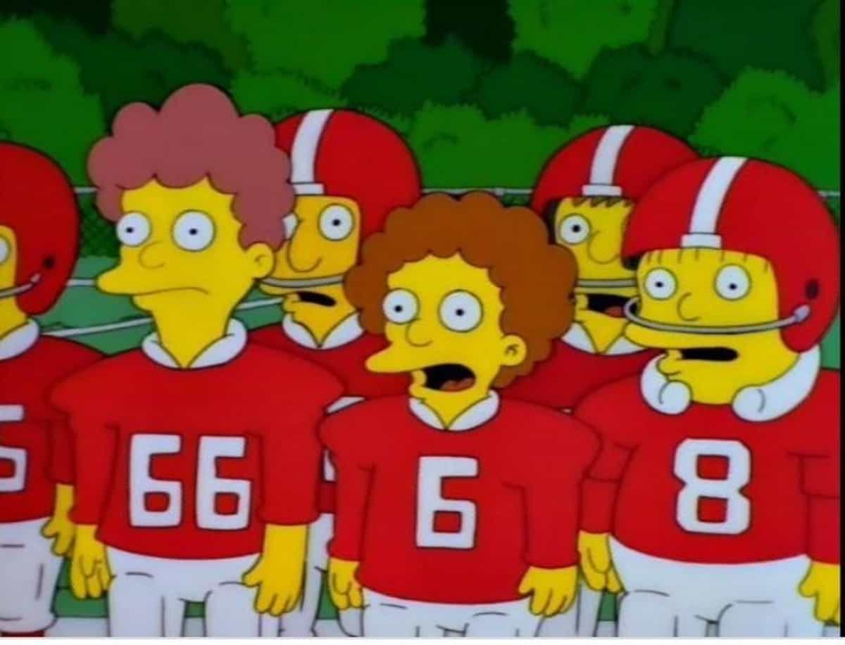 Subtle background jokes from "The Simpsons"