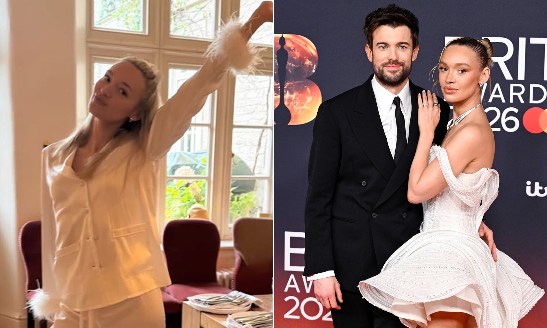 Newly-married Roxy Horner shares first wedding snap after tying the ...