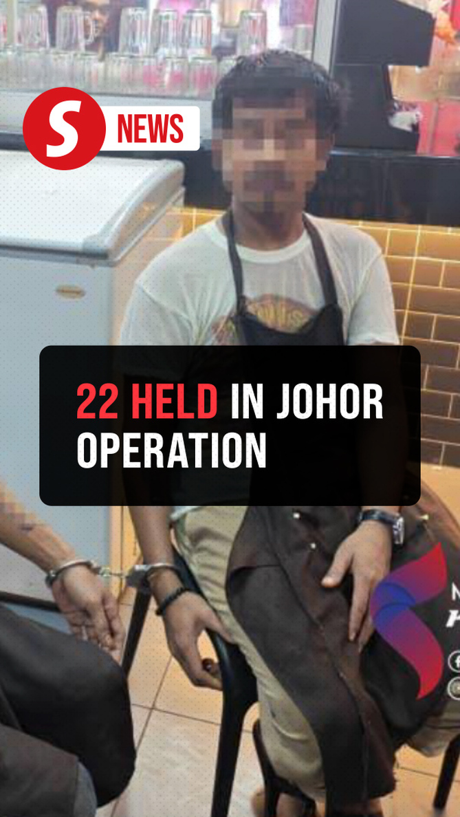 22 foreigners held in Johor immigration operation