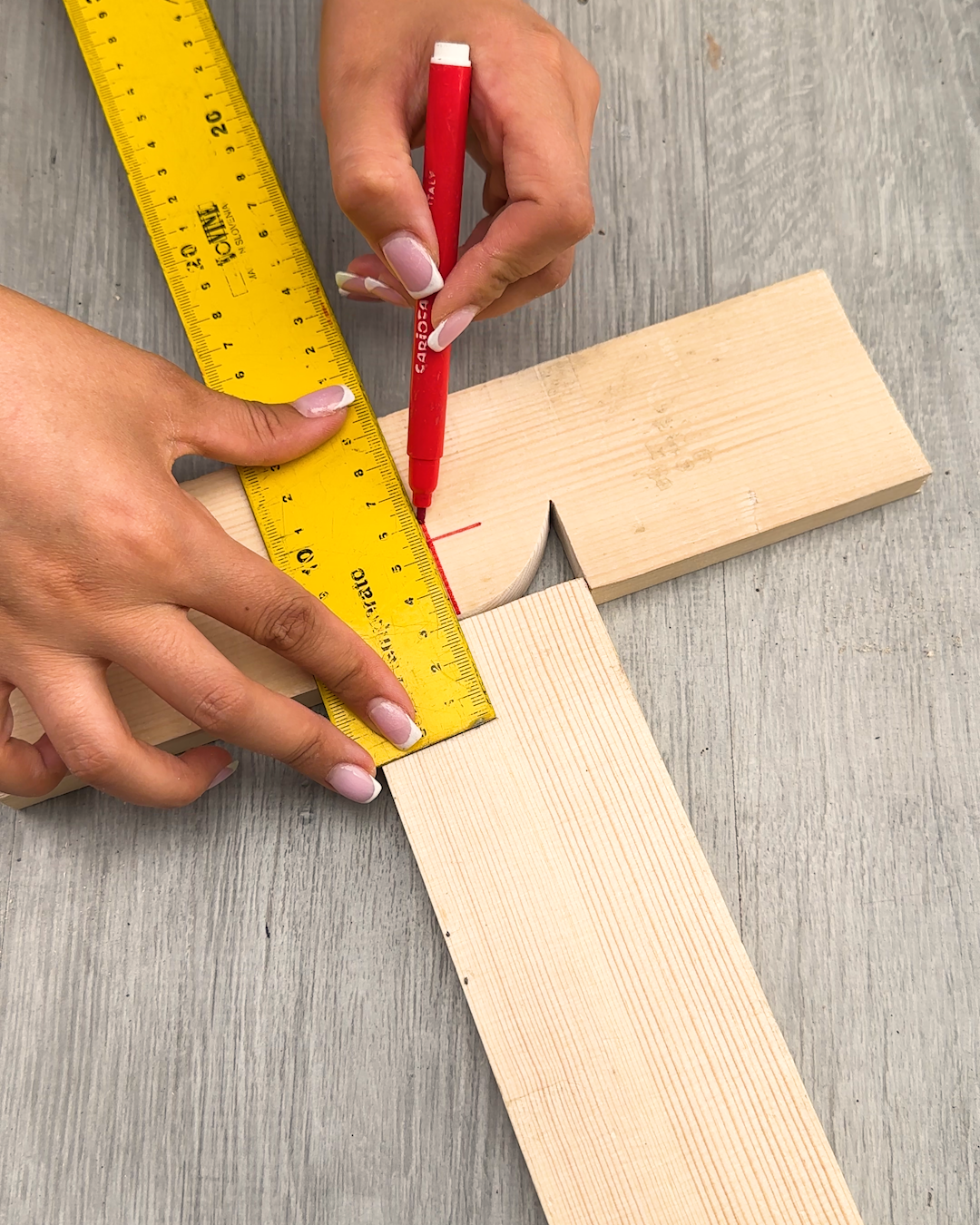 Cross-lap joint hack
