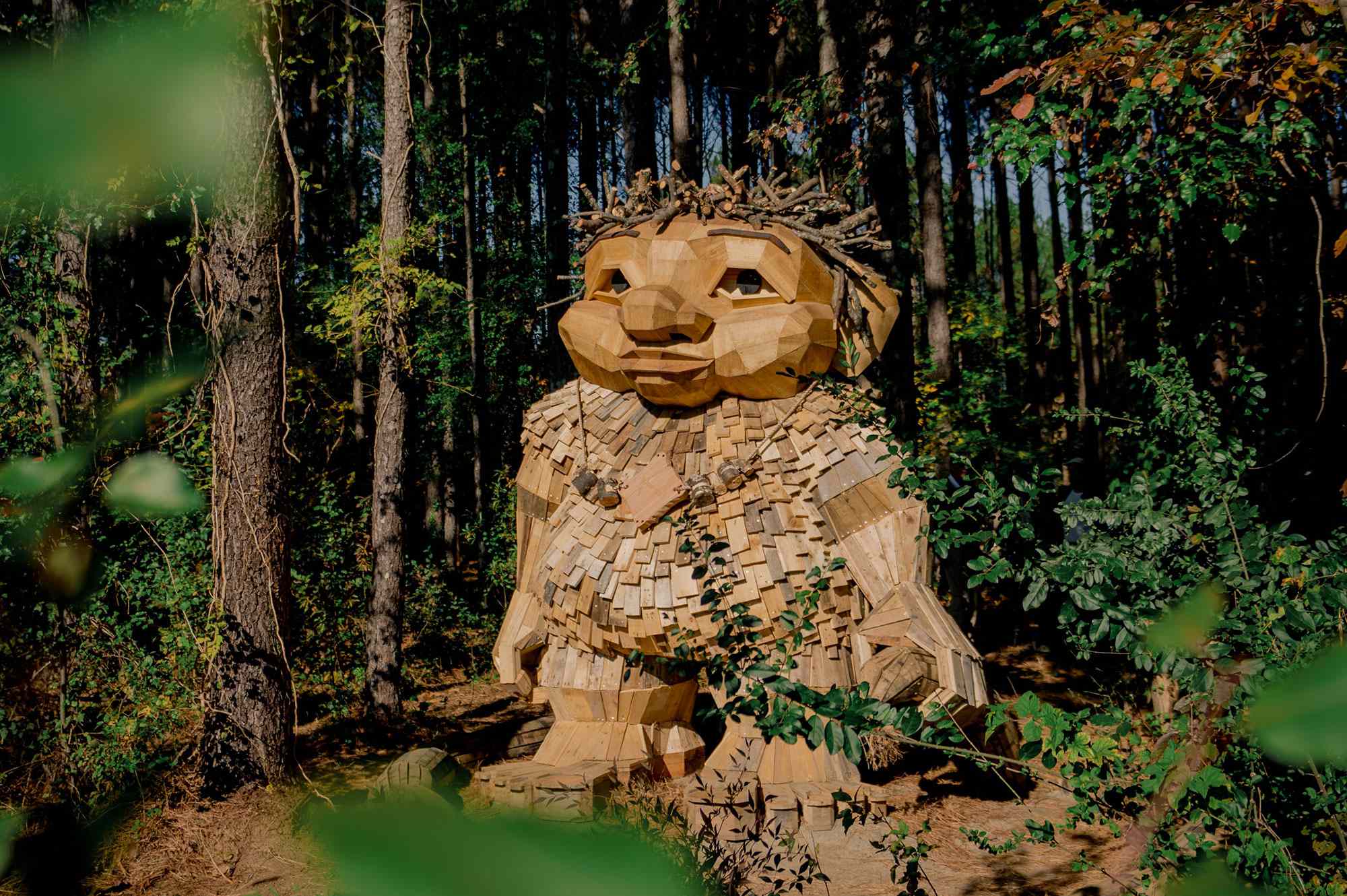 This scenic Amtrak route doubles as a giant troll scavenger hunt