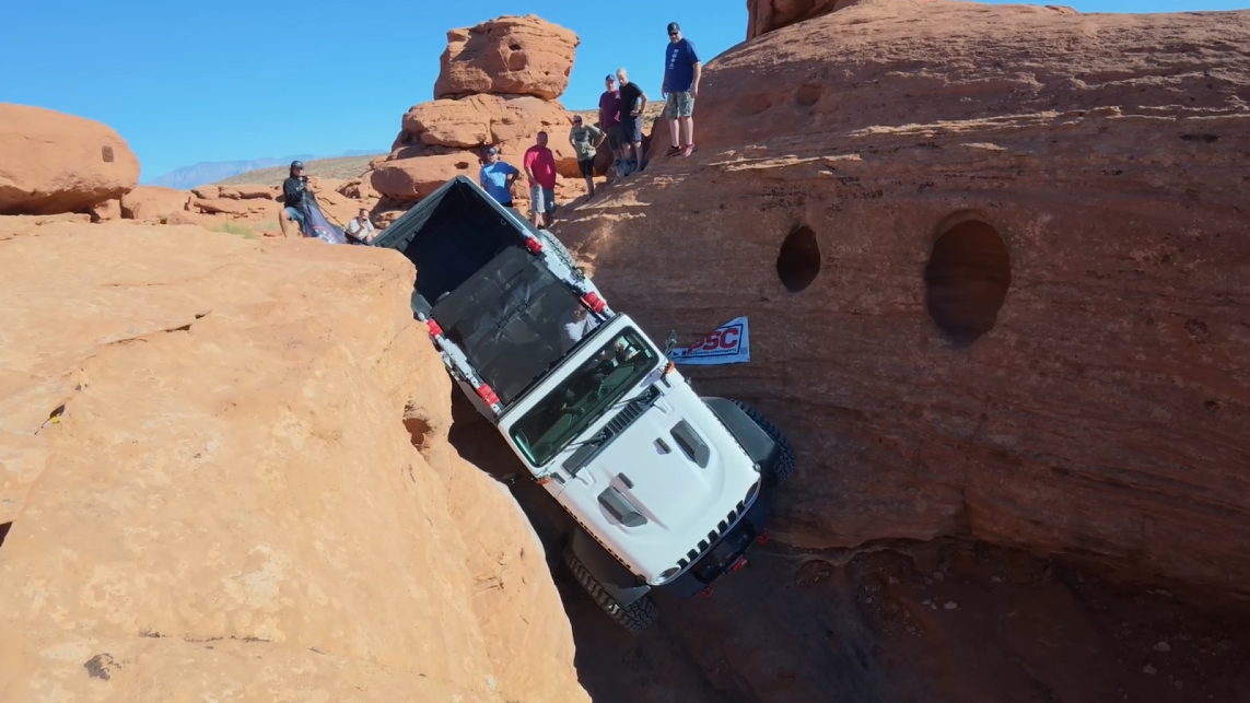 First time rock crawling did not go as planned