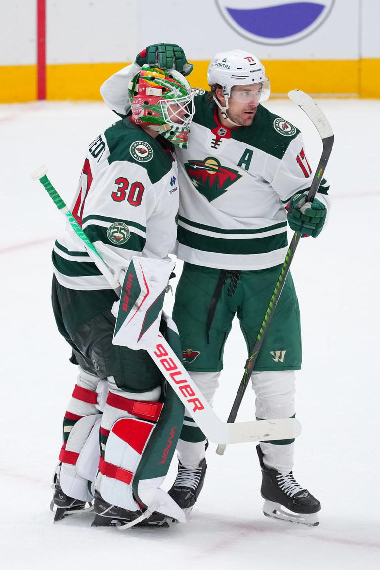 Wild rookie goalie Jesper Wallstedt stands out winning his NHL playoffs ...