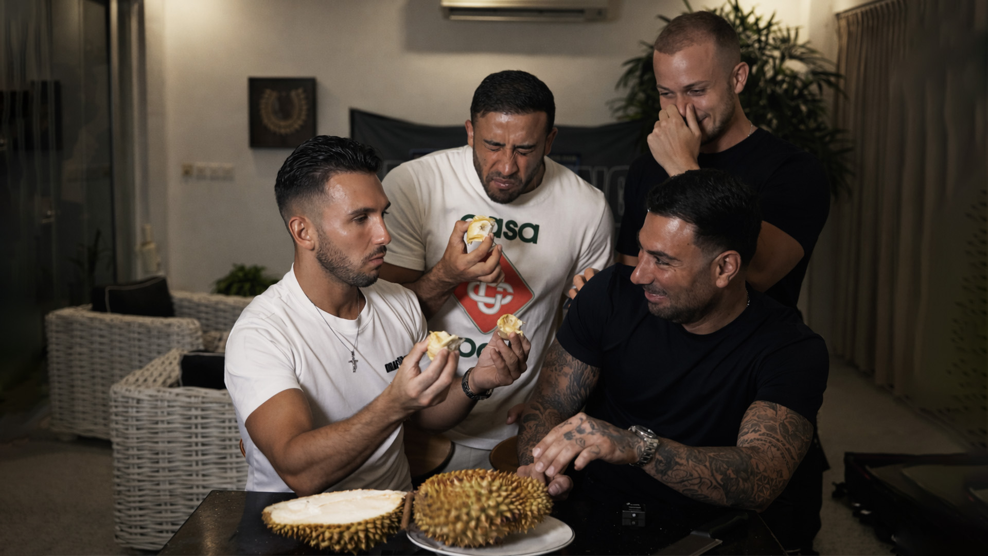 What happens when Westerners try durian for the first time