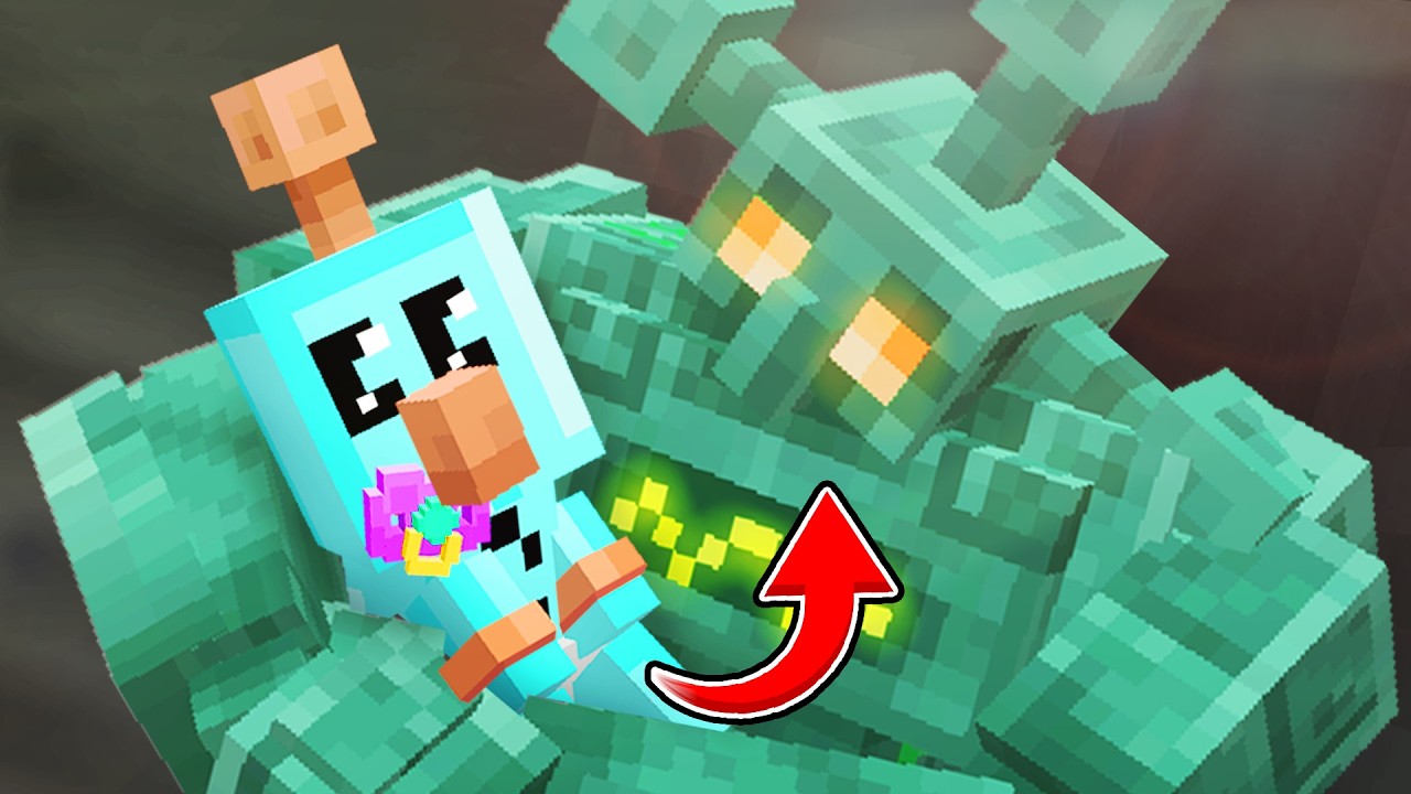 Escaping from a high security prison made of Minecraft copper golems
