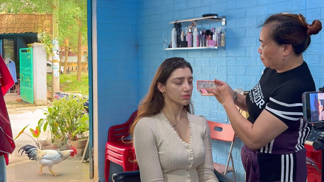 This makeup session was completely unpredictable