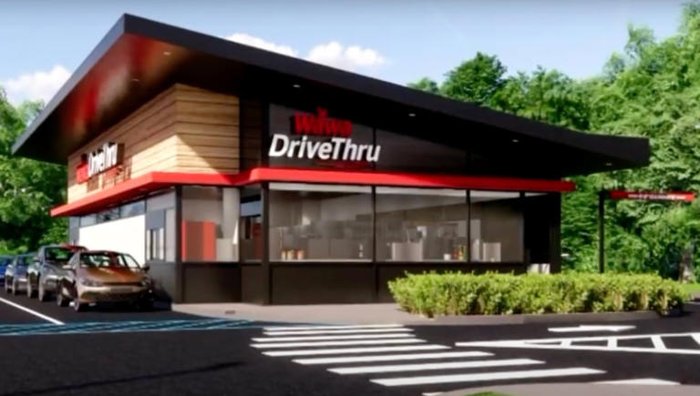 Mobile order pickup windows replacing Wawa drive-thrus