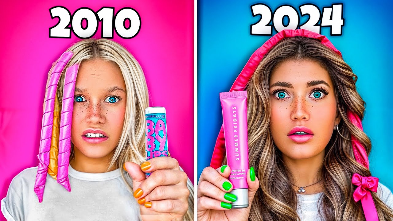 I tried vintage beauty products vs new ones 🧴