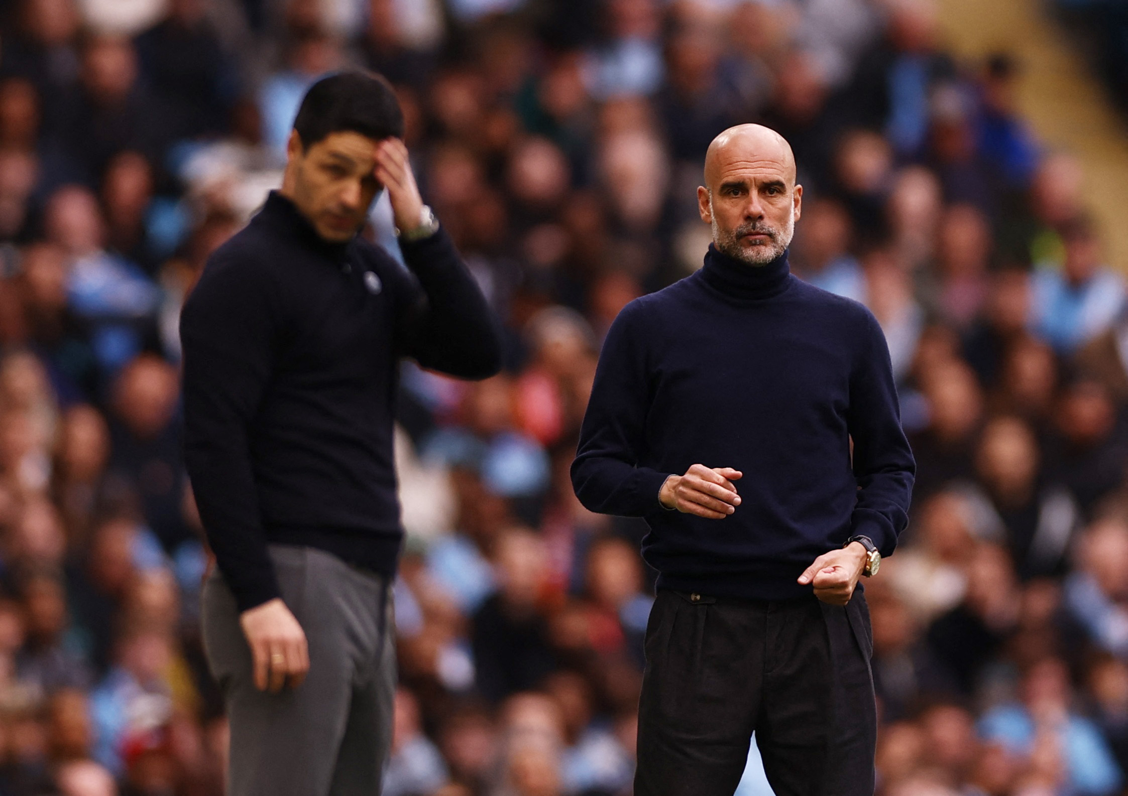 Man City 2-1 Arsenal: Haaland downs Gunners in title swing - Live