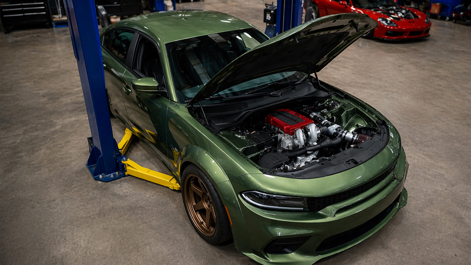 How did a Honda engine work in a Hellcat?
