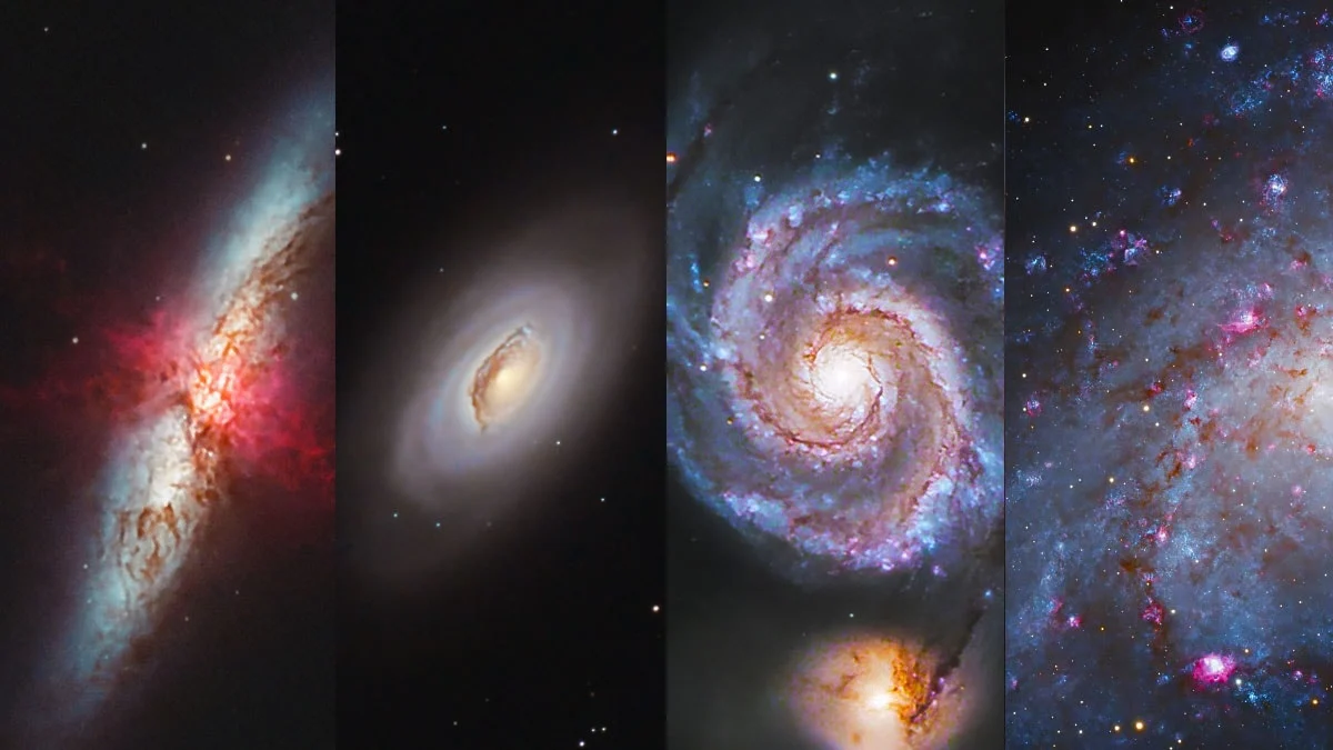 What are the types of galaxies? Know all about the Hubble classification
