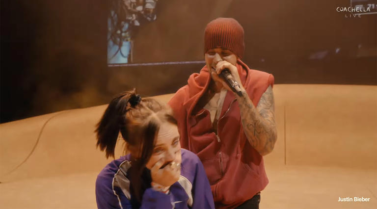 Justin Bieber serenades superfan Billie Eilish during Coachella weekend ...