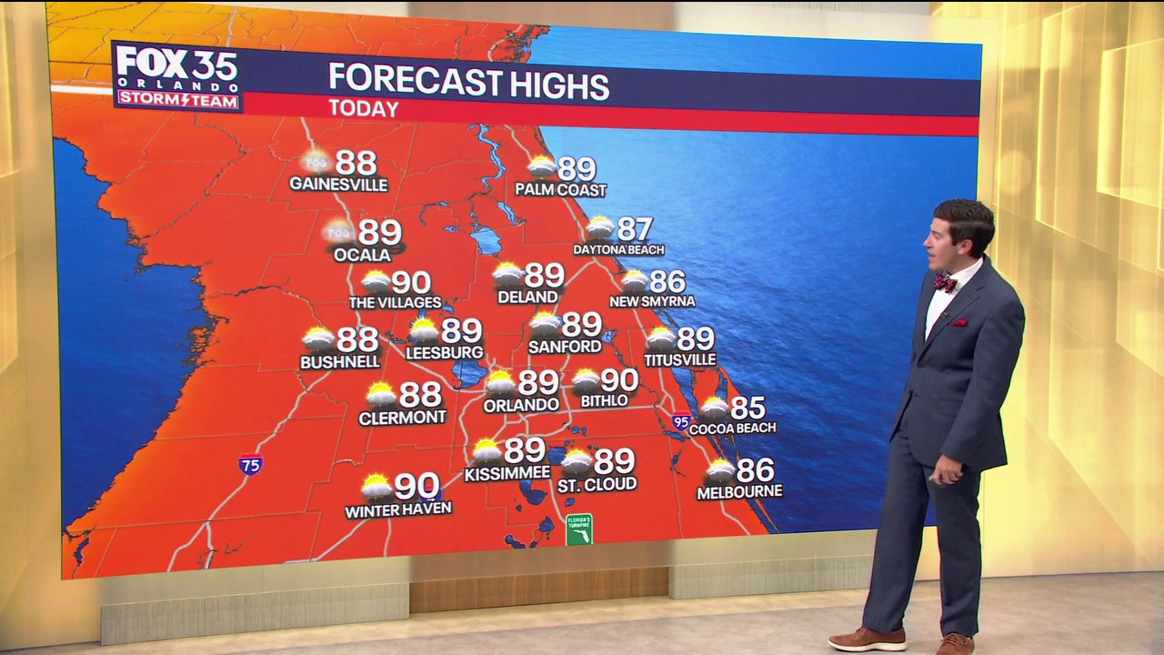 Orlando AM weather forecast: Cold front on the approach, big cool-down ...