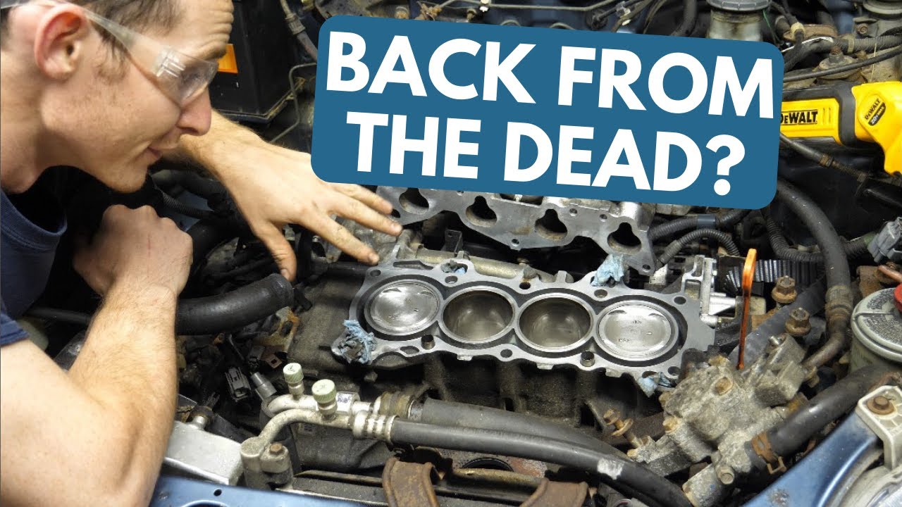 Restoring a classic Civic with a new cylinder head installation