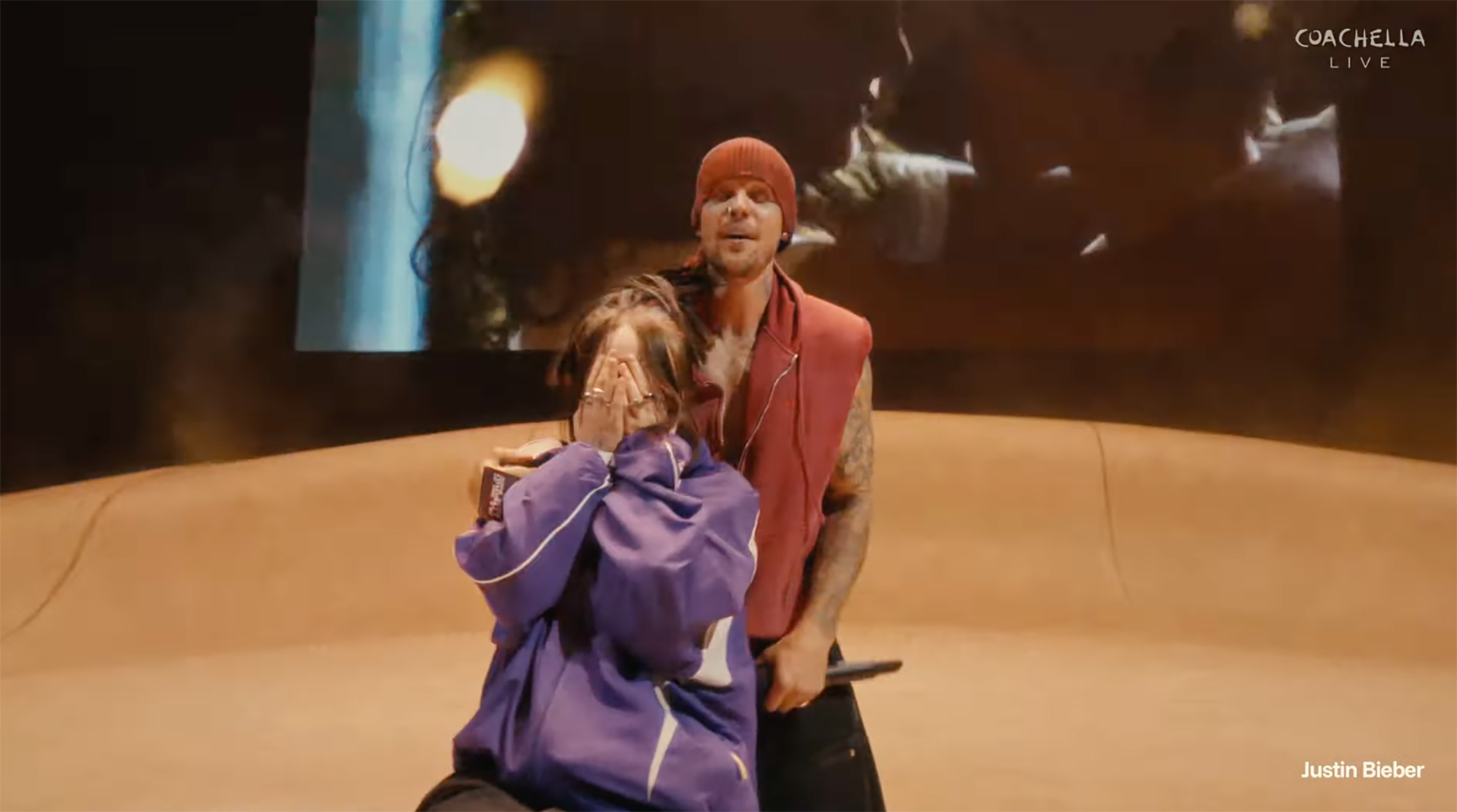 Justin Bieber serenades superfan Billie Eilish during Coachella weekend ...