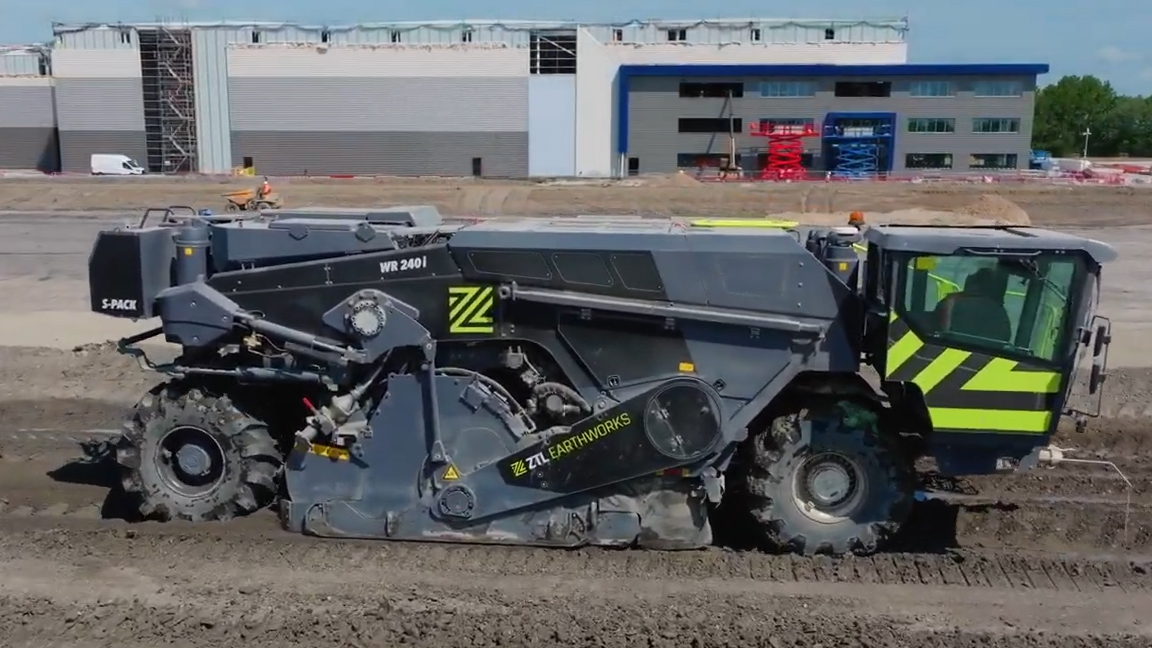 Turning dirt into strong roads with one powerful machine