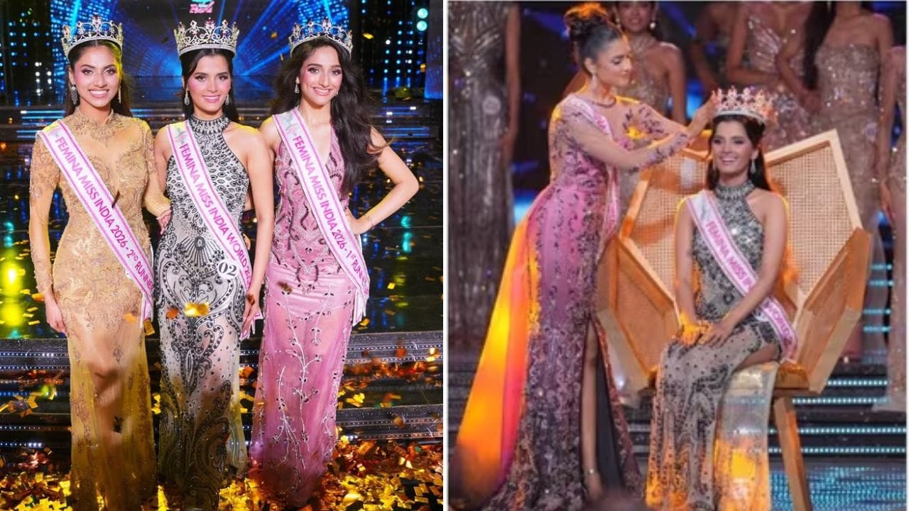 Sadhvi Satish Sail wins Femina Miss India World 2026, Rajnandini Pawar ...