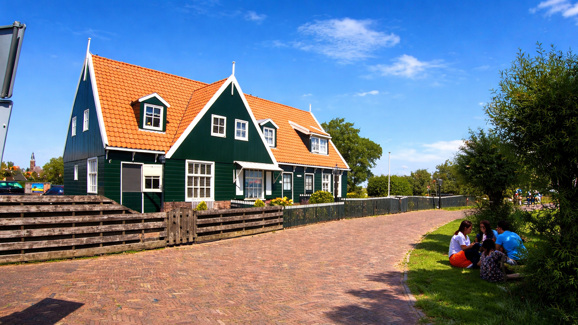 Un paseo tranquilo por Marken, Países Bajos (4K)