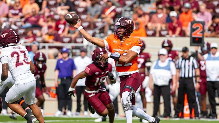 Virginia Tech's post-spring game 2026 depth chart prediction: Offense