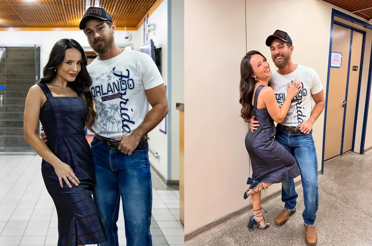 Larissa Manoela celebra estreia de André Luiz Frambach em novela: "Não ...