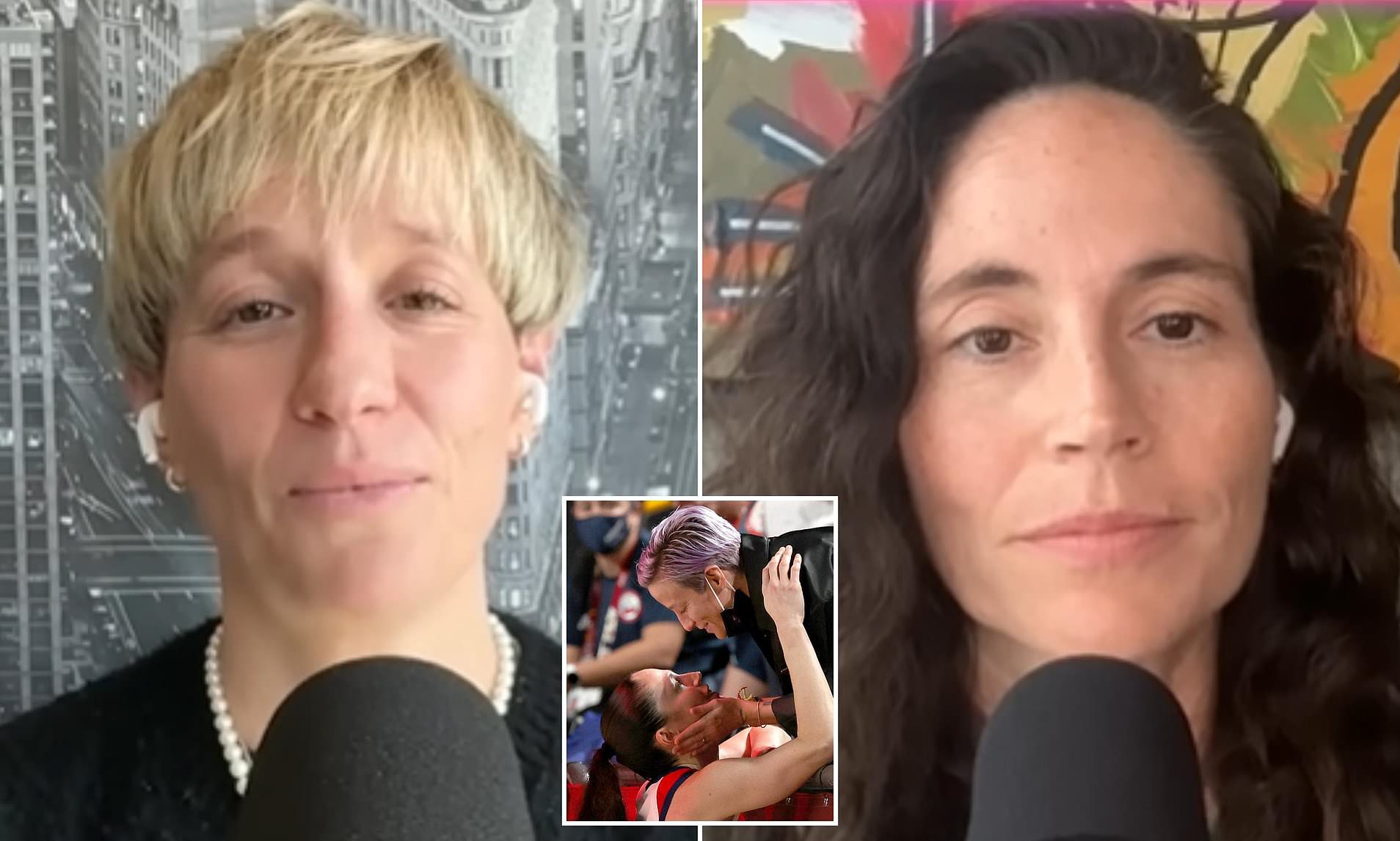 Awkward end to Sue Bird and Megan Rapinoe's podcast revealed after ...