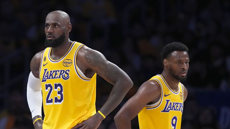 LeBron James' perfect dad moment with Zhuri captured after Lakers win