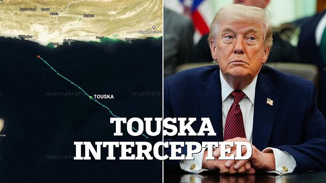 Animation shows Touska ship after Trump says US has taken custody