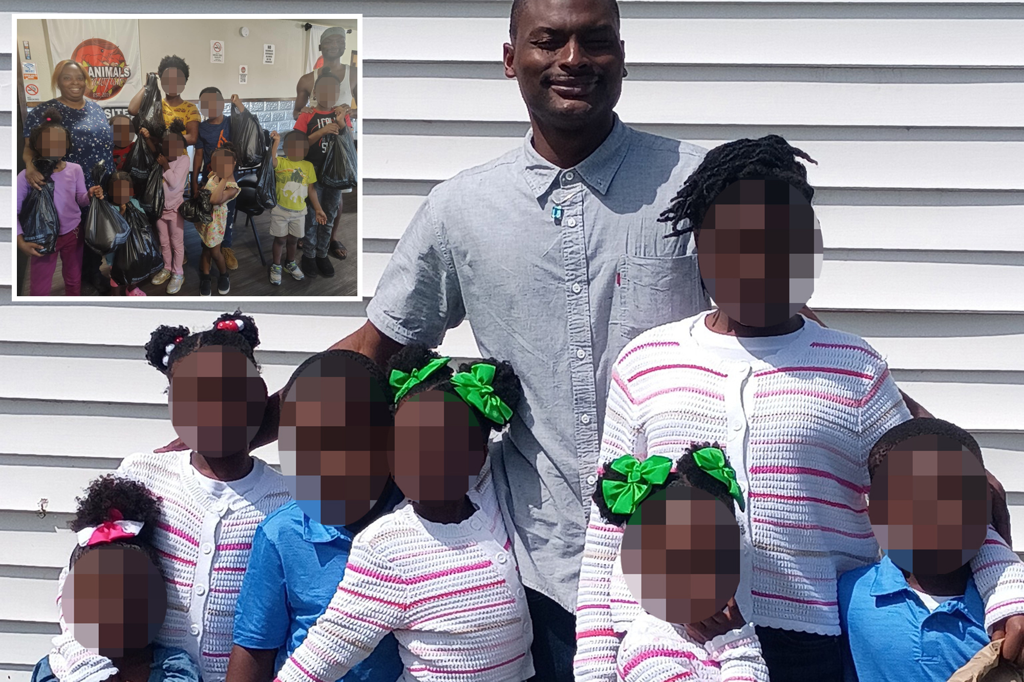 8 kids massacred by deranged Army vet dad Shamar Elkins in Louisiana ...