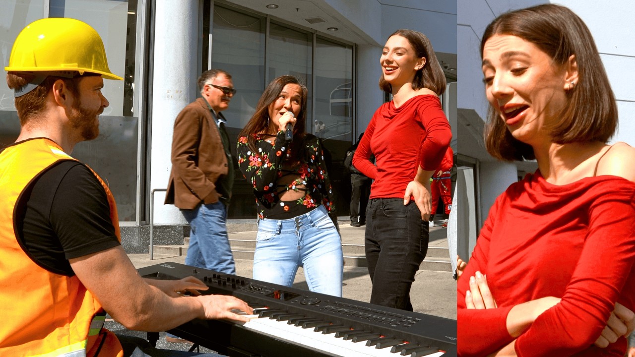Surprise duet: Singer and pianist stun the audience