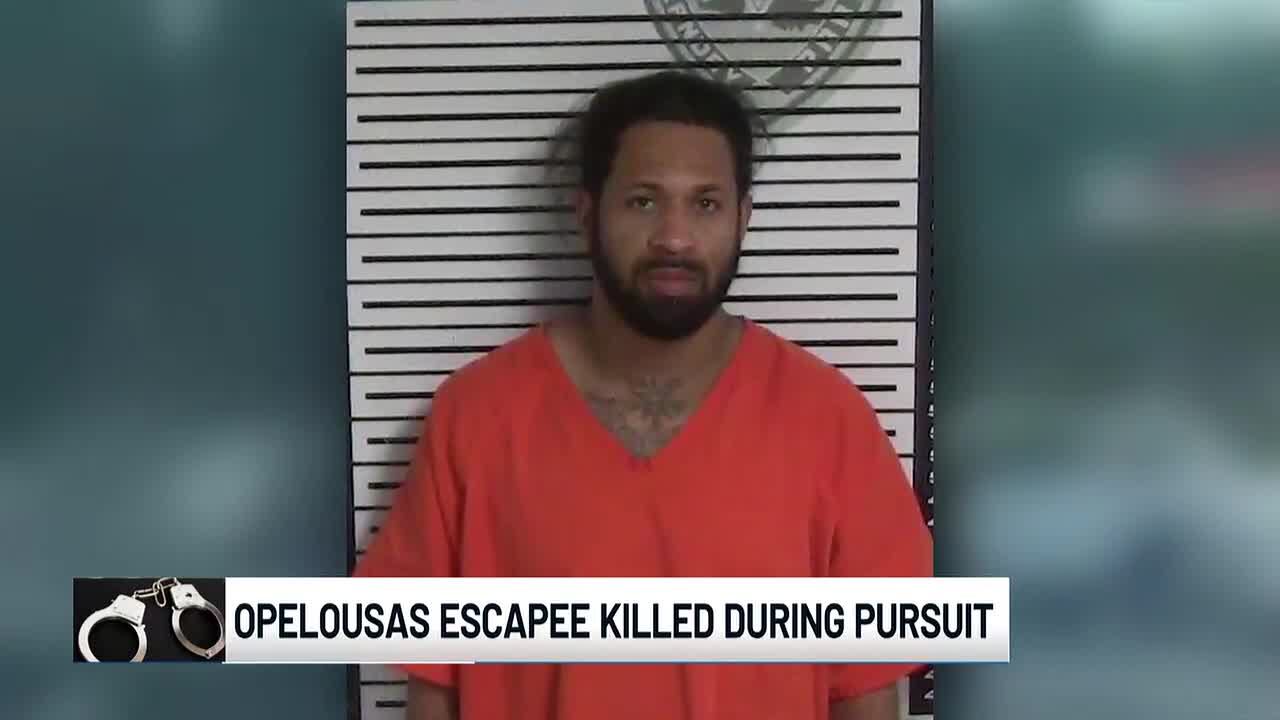 Update: Shackled man who escaped custody in Opelousas killed in multi ...