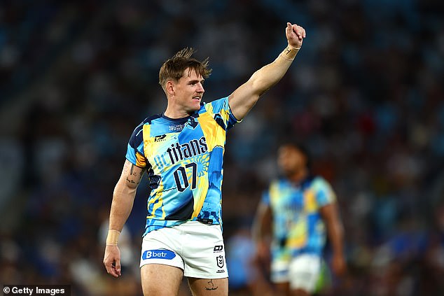 It's another boy! Footy star AJ Brimson becomes father for second time