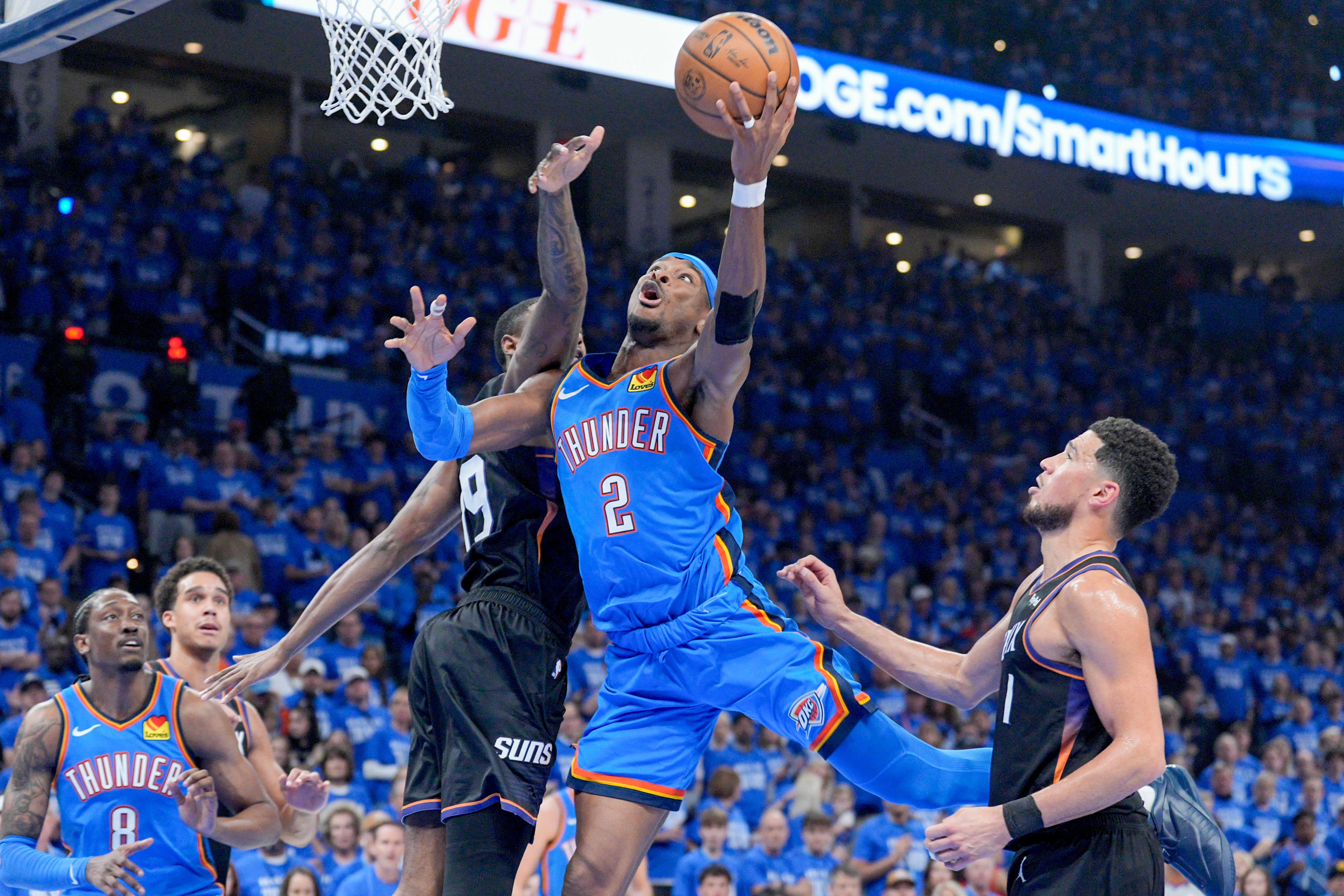 Thunder vs Suns NBA playoffs game 1 highlights: Shai Gilgeous-Alexander ...