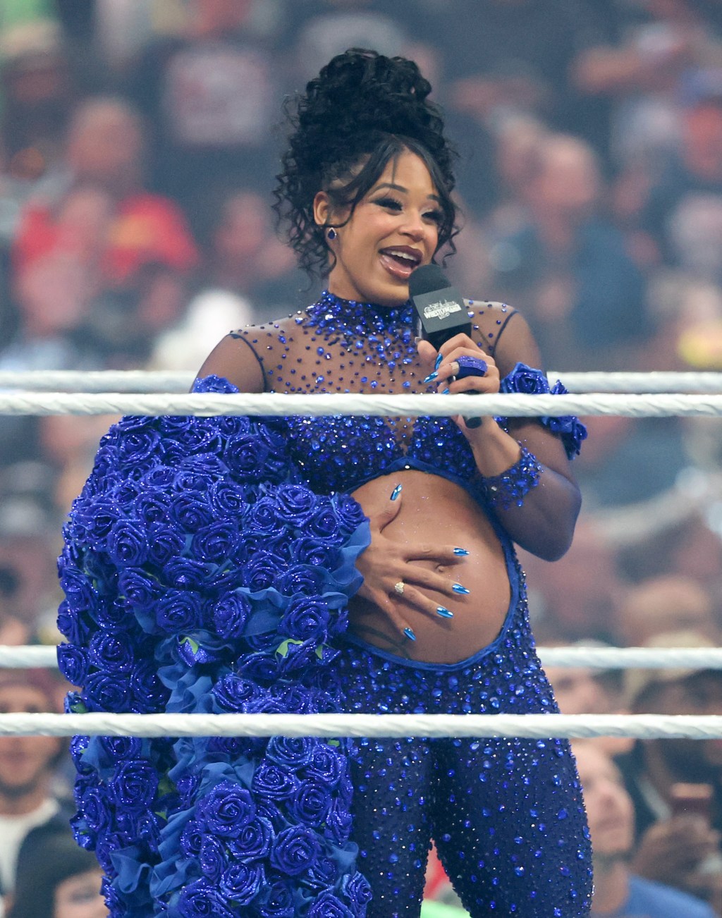 WWE star Bianca Belair reveals she’s pregnant in WrestleMania 42 surprise