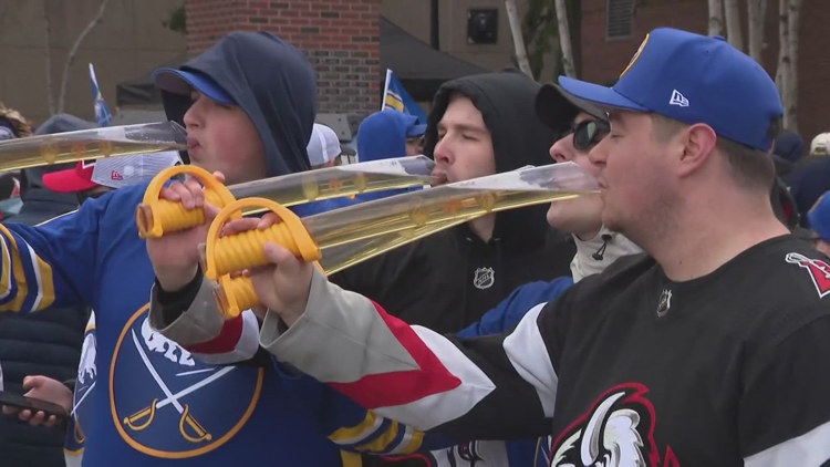 Sabres bring back the beer sabre for Game 7