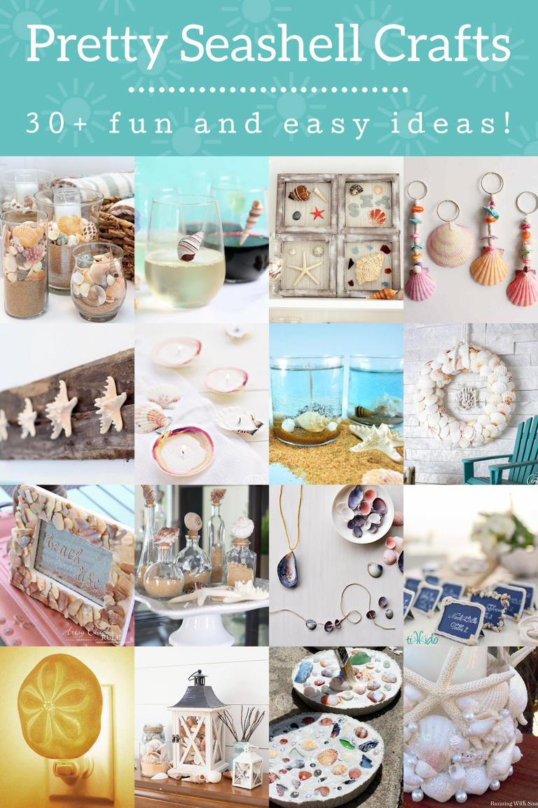 30+ seashell crafts for home decor, gifts, and keepsakes