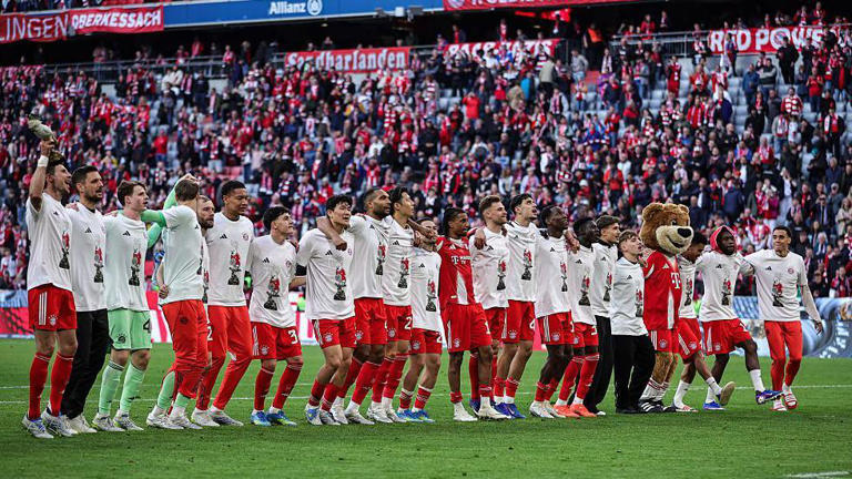 Record-breaking Bayern win Bundesliga - now for the treble