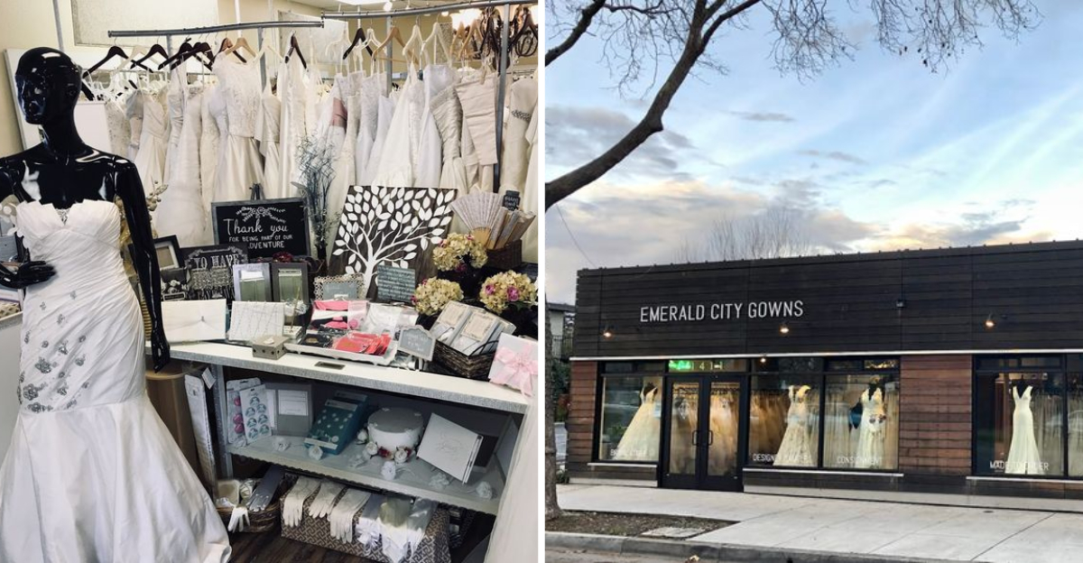 California thrift stores that hide gorgeous wedding gowns