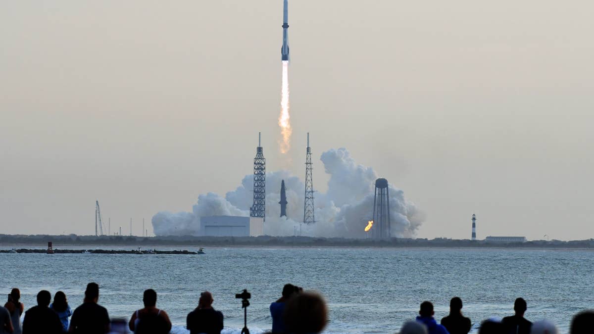 Watch: Blue Origin successfully launches reused New Glenn rocket
