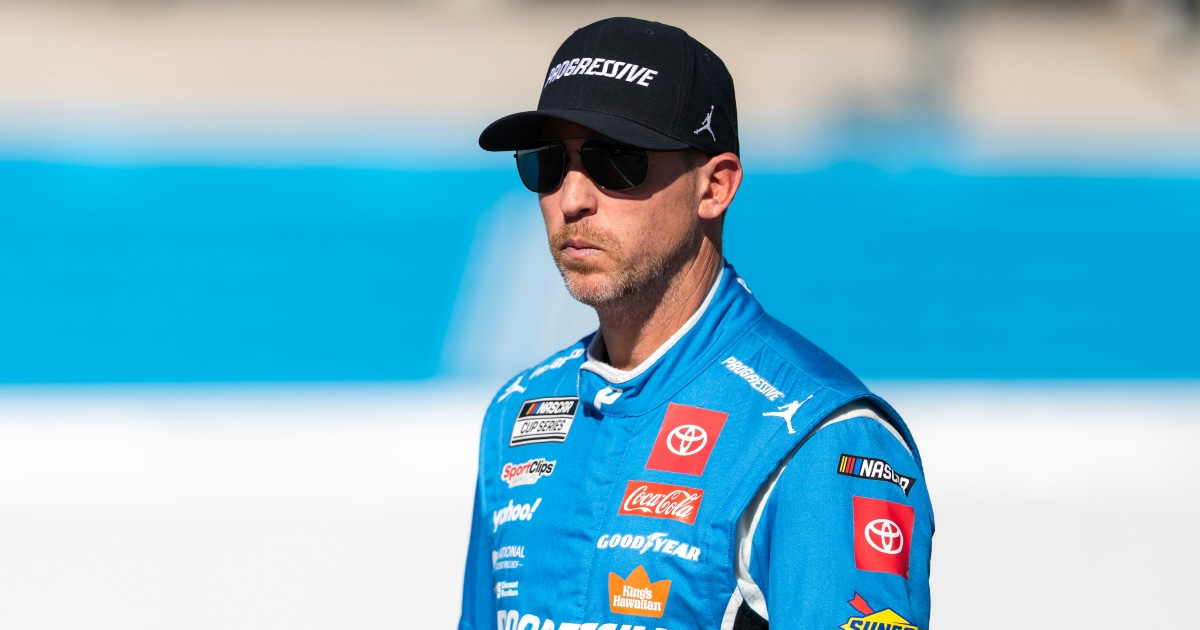 Denny Hamlin puts Cody Ware on blast after late spin cost him win at Kansas
