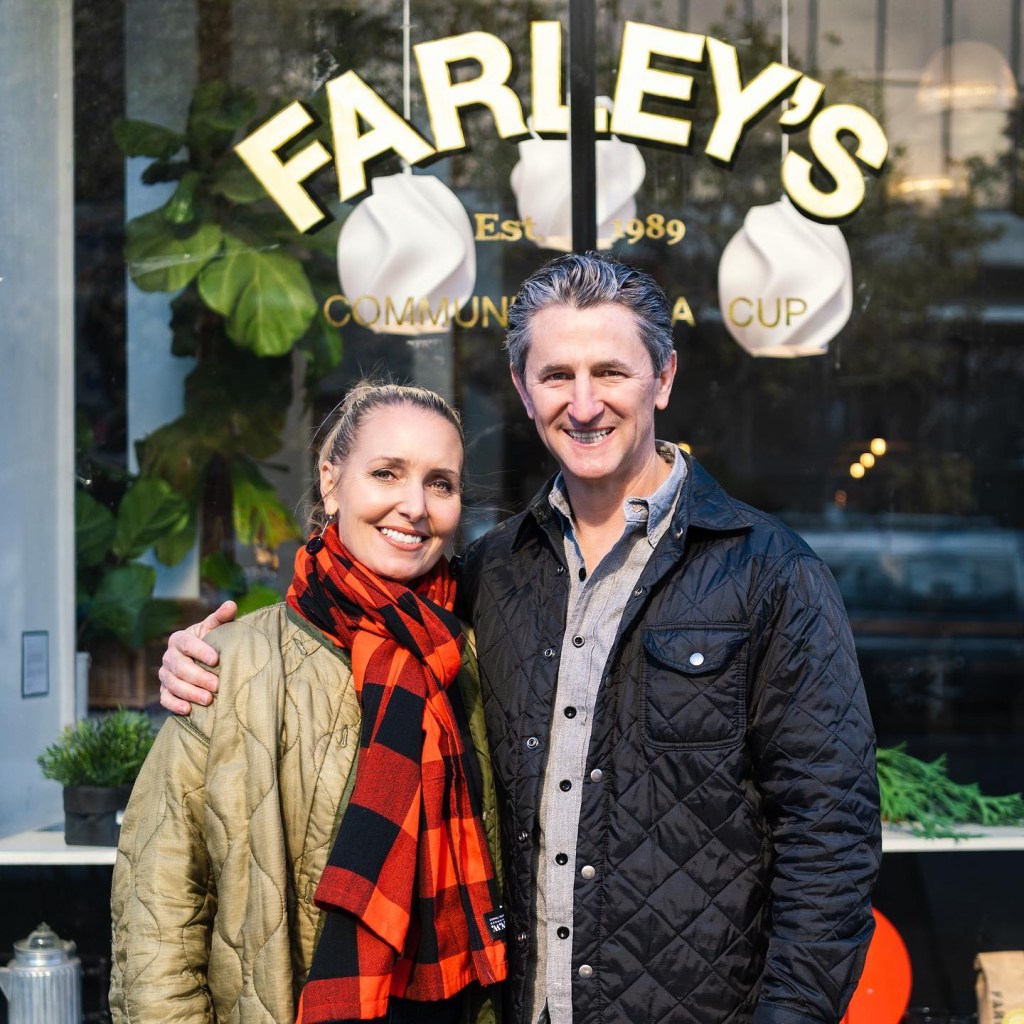 Husband of beloved coffee shop owner reveals she sent chilling text ...