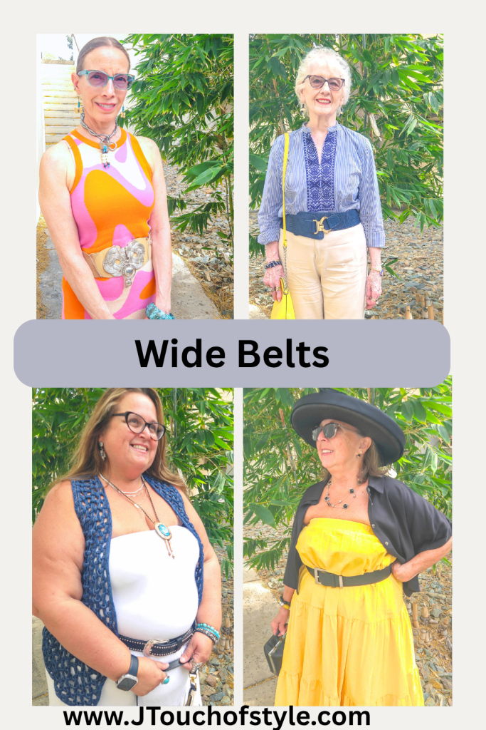 How to style belts (especially wide ones) for maximum impact