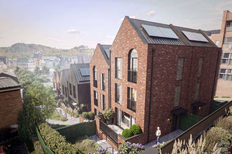 Back-to-back homes taking shape in historic gangsterland Little Chicago ...