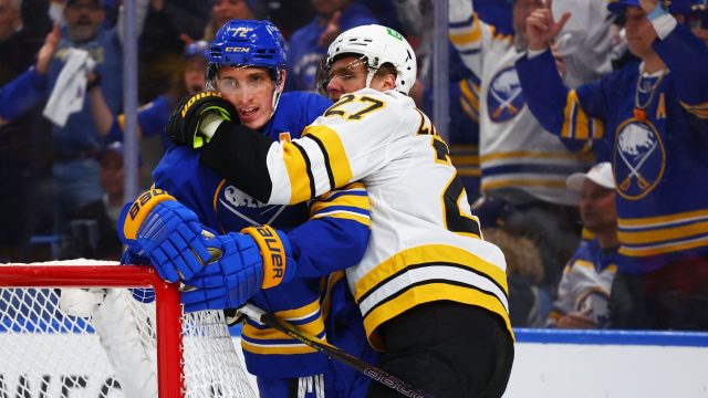Buffalo roars as Sabres complete epic comeback vs. Bruins in playoff return