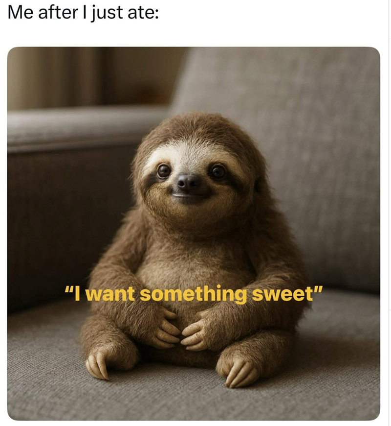 25 sugary memes for sweet tooth people who never skip dessert