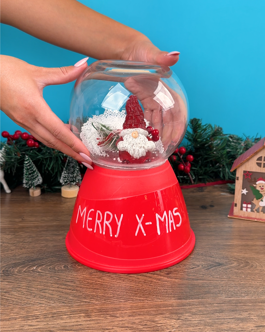 Mágica bola de nieve DIY para las fiestas ️🎅