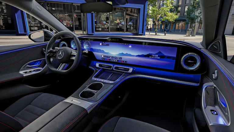 Mercedes-Benz C-Class EV dashboard is one giant 39.1-inch screen