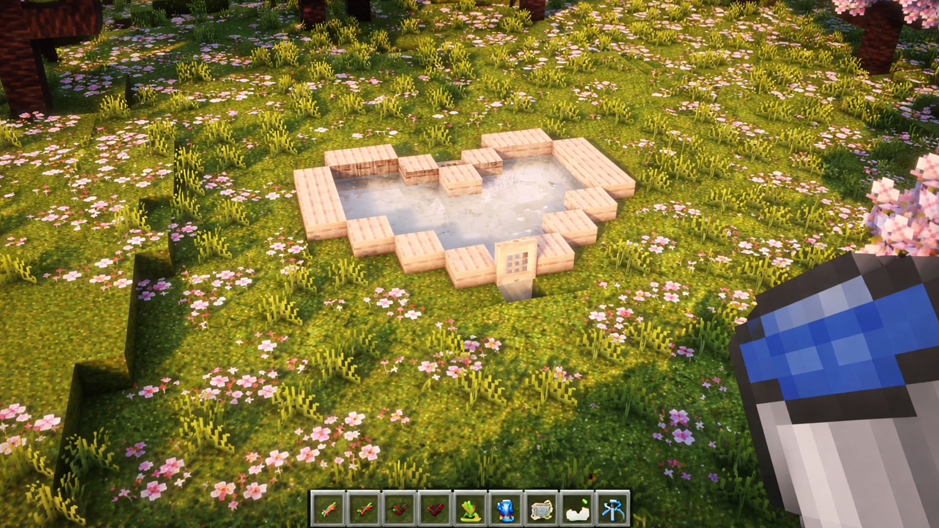 This heart shaped underground base design feels unique yet still ...