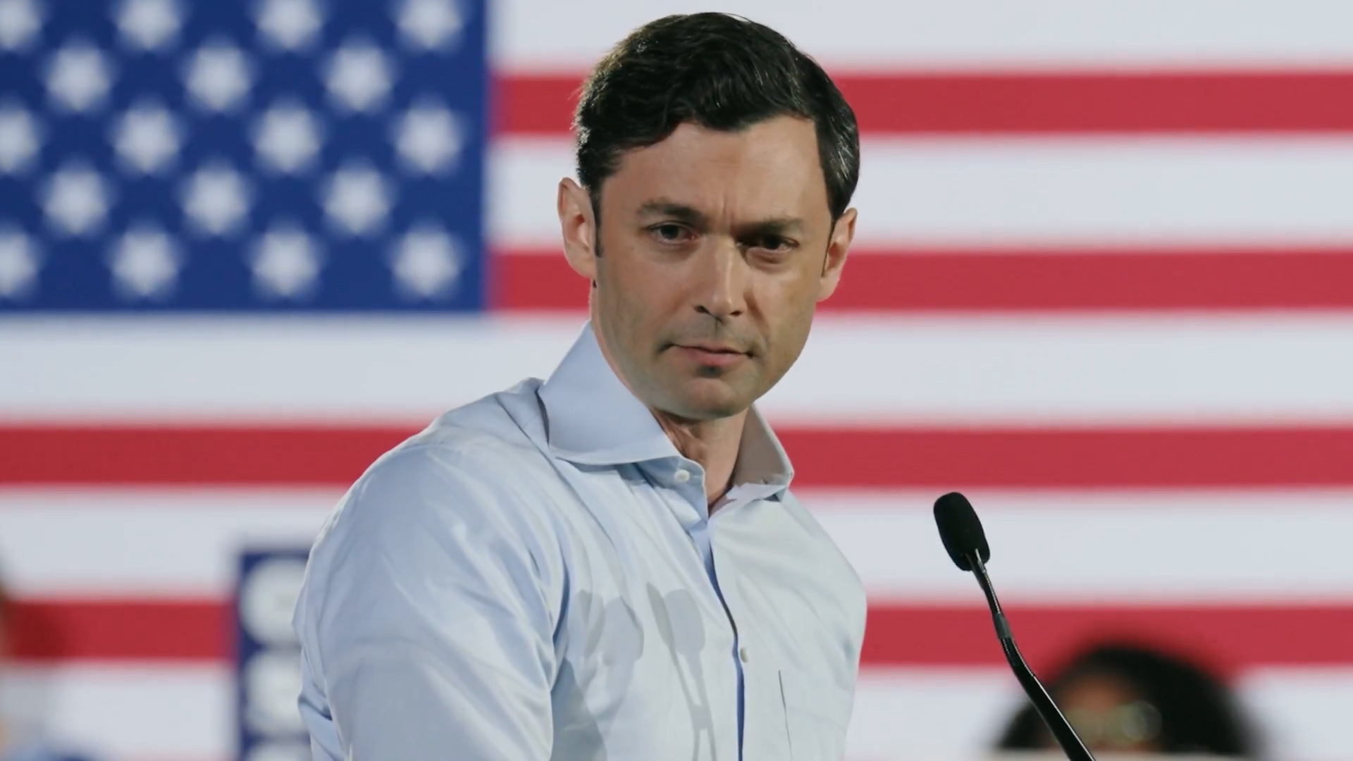 Jon Ossoff accuses Trump’s family of widespread corruption